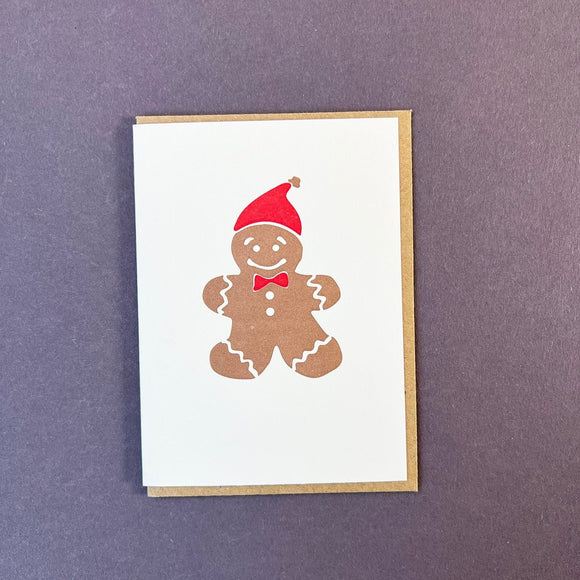 Gingerbread Man Card – Bumble Living