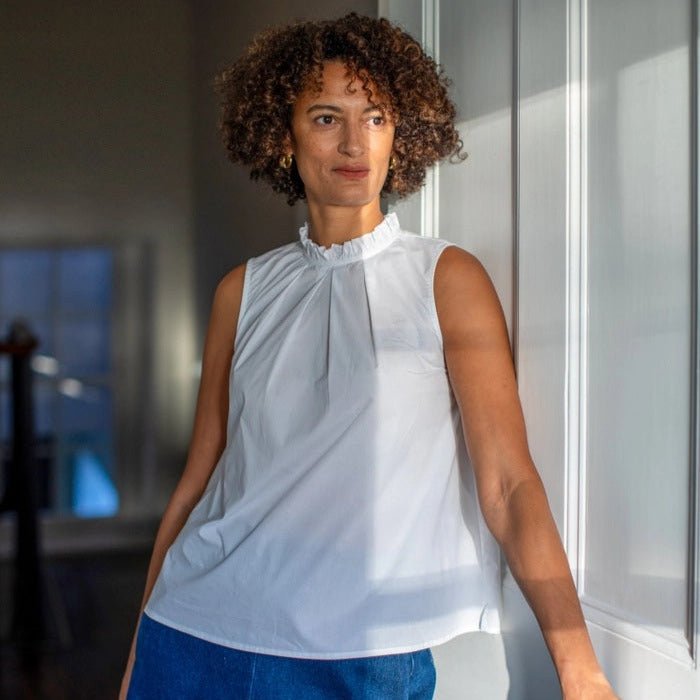 Imogen Top- White – Bumble Living