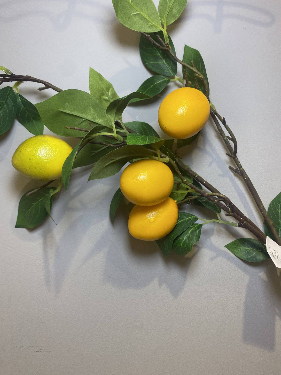 Artificial Lemon Branch 85cm – Bumble Living