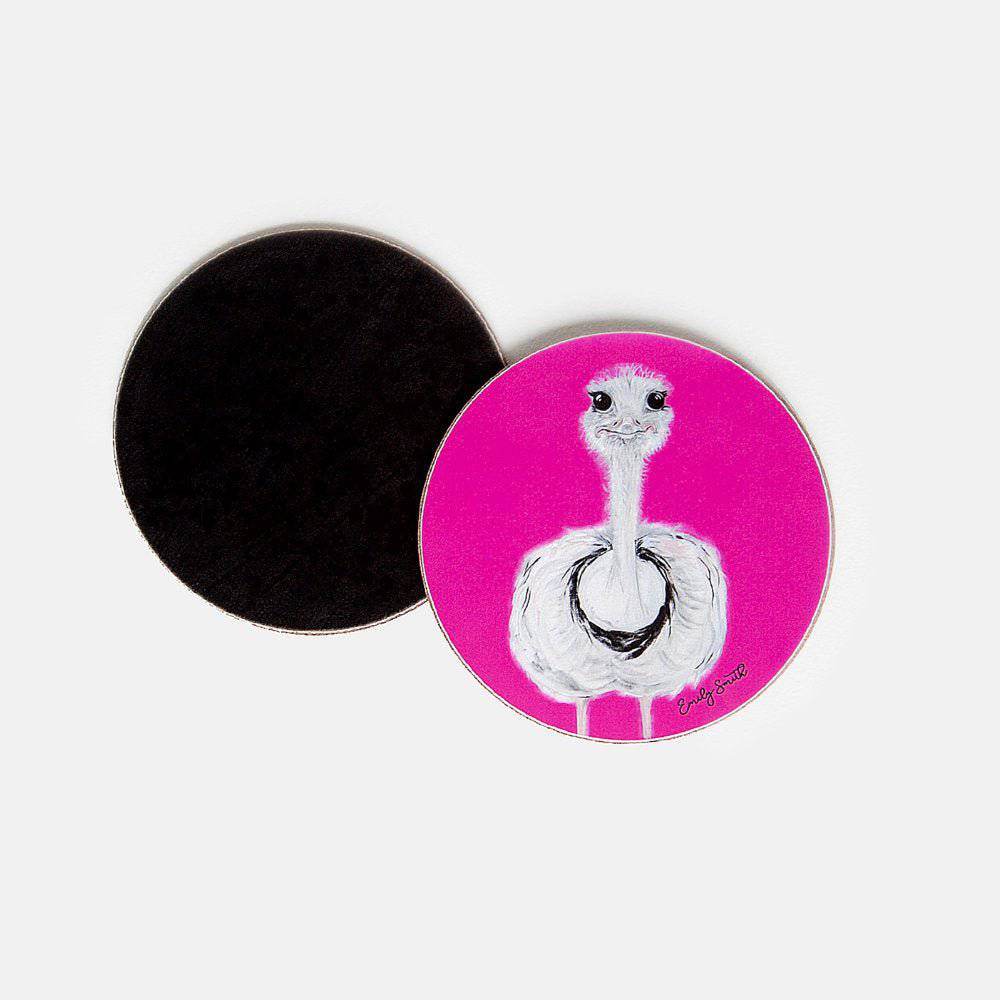 Camilla the Ostrich Round Coaster | Bumble Living